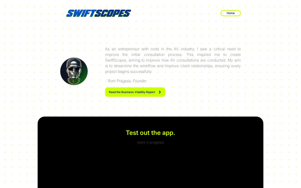 SwiftScopes (BETA) Roadmap